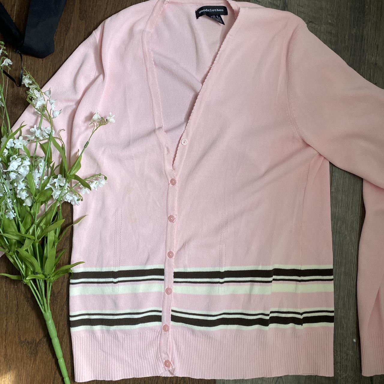 Pink Coquette Cardigan! Size M but a little... - Depop