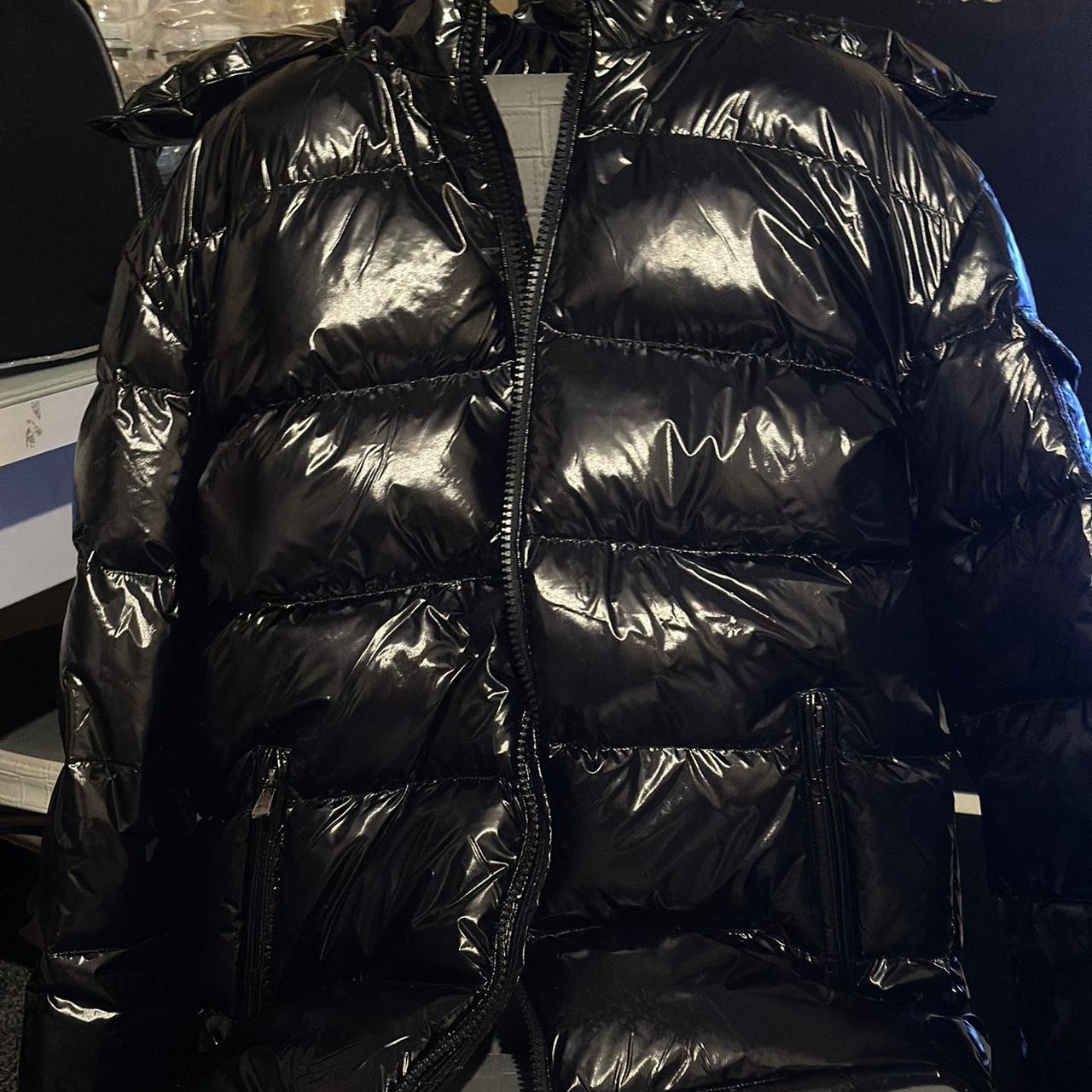 Moncler maya shiny has nfc scans once few times... | Depop