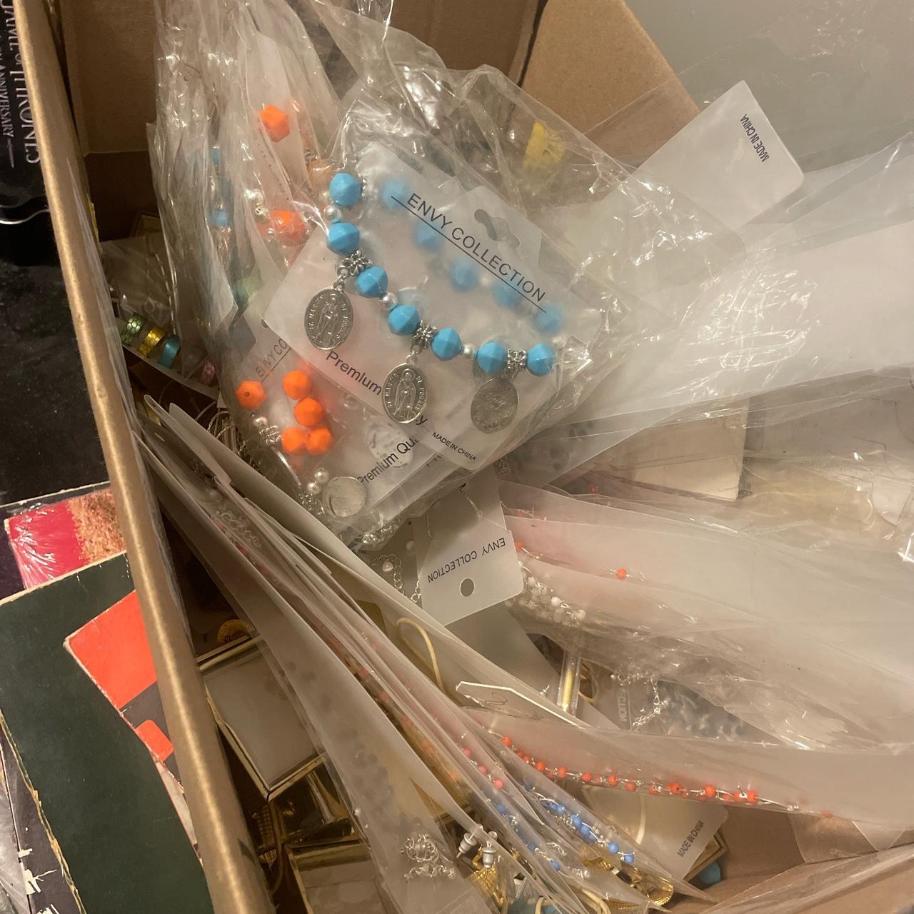 Box full of random Jewelry items Take all for a... - Depop