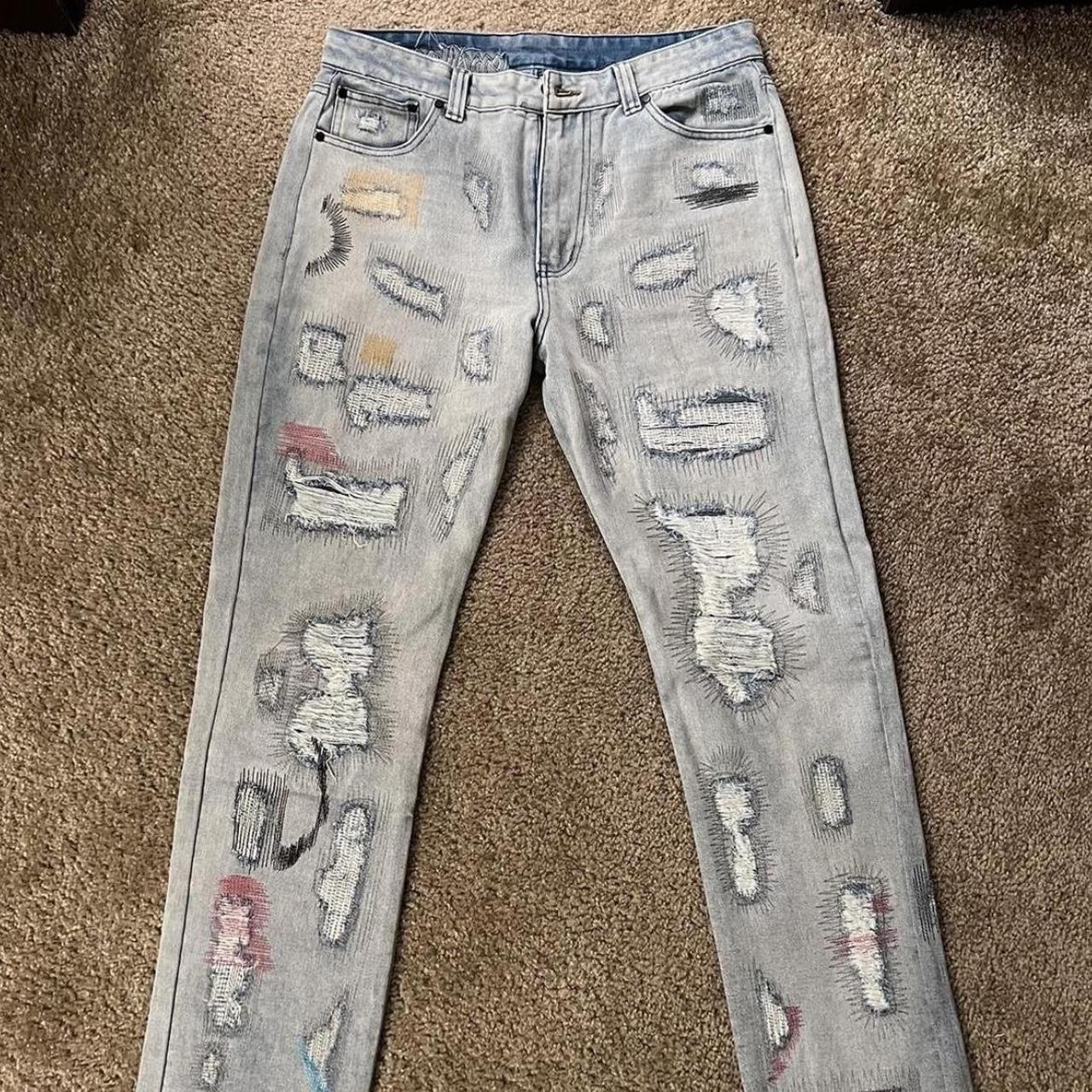 Vlone Men's multi Jeans | Depop