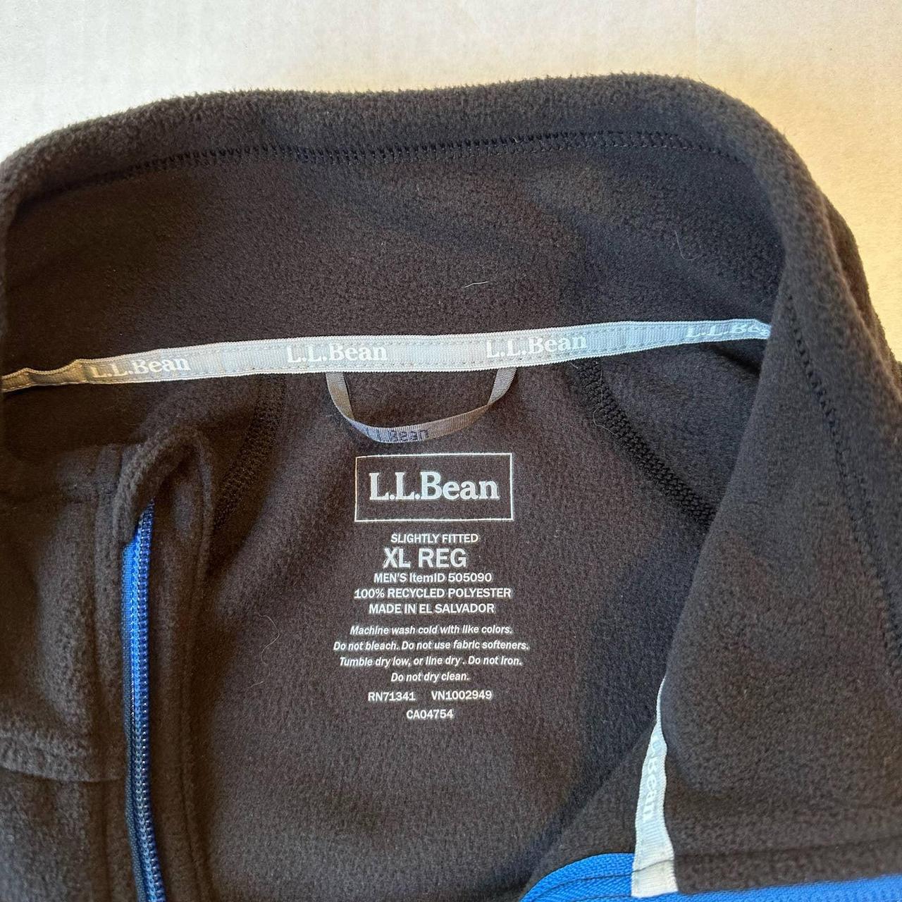 L.L.Bean Mens Fleece Size XL regular slightly... - Depop