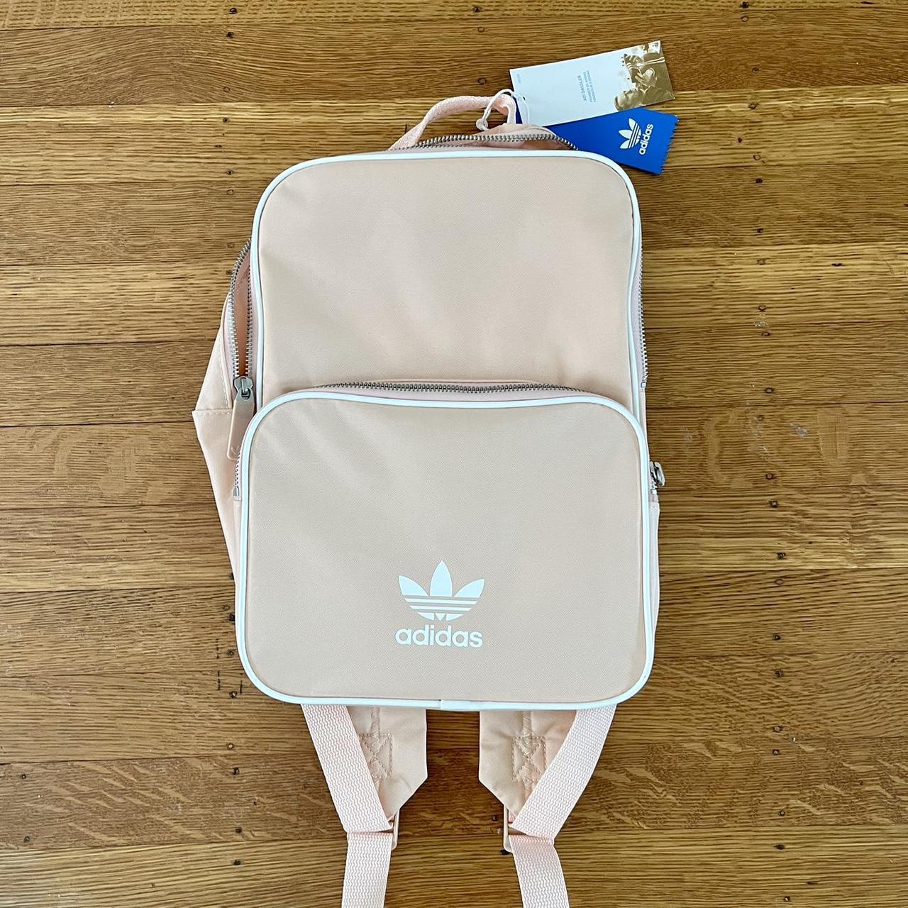 Adidas rose pink backpack / new with tags /... - Depop
