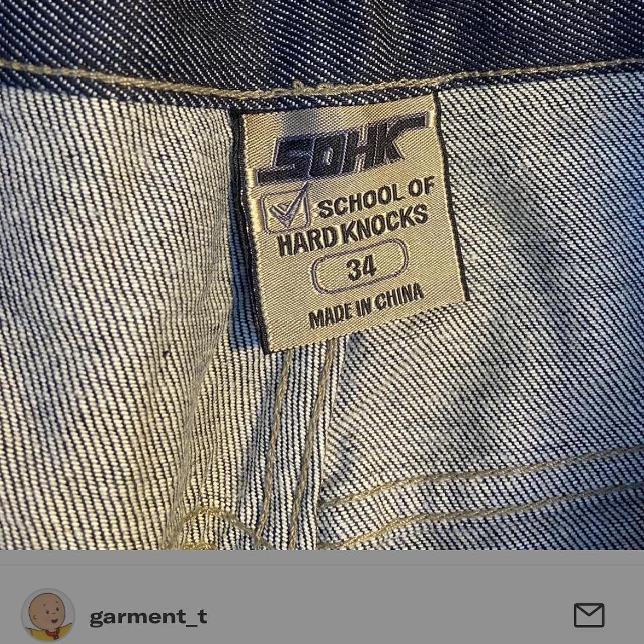 Vintage Sohk black jeans size 36 waist 31.5 Length - Depop