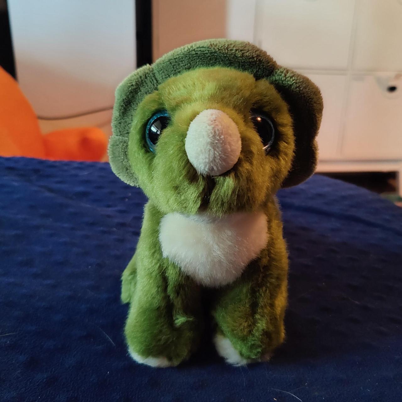 little dinosaur stuffy, her name is Patricia brand... - Depop