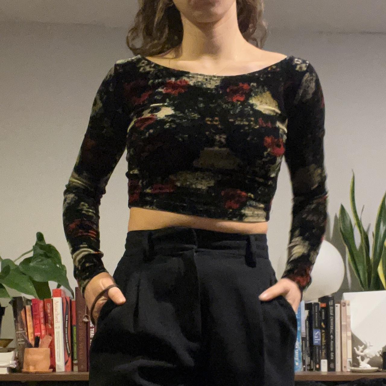 Velvety crop top mmmm - Depop