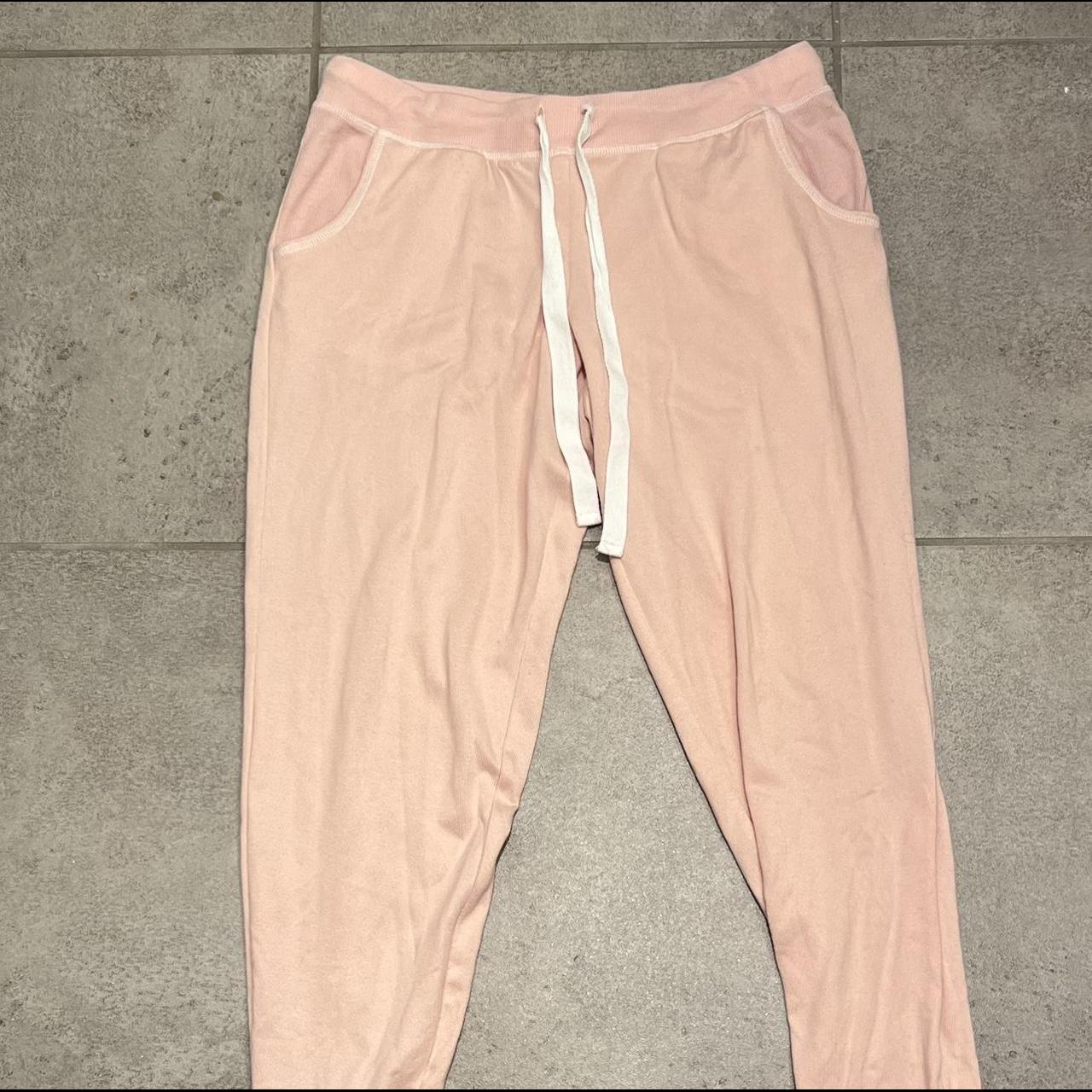 Light pink sweatpants - Depop