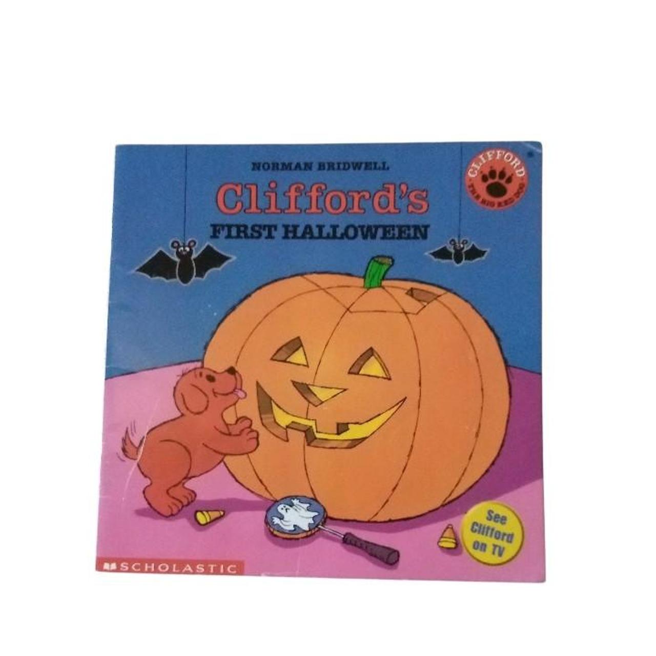 Clifford's First Halloween Scholastic book #kidcore | Depop