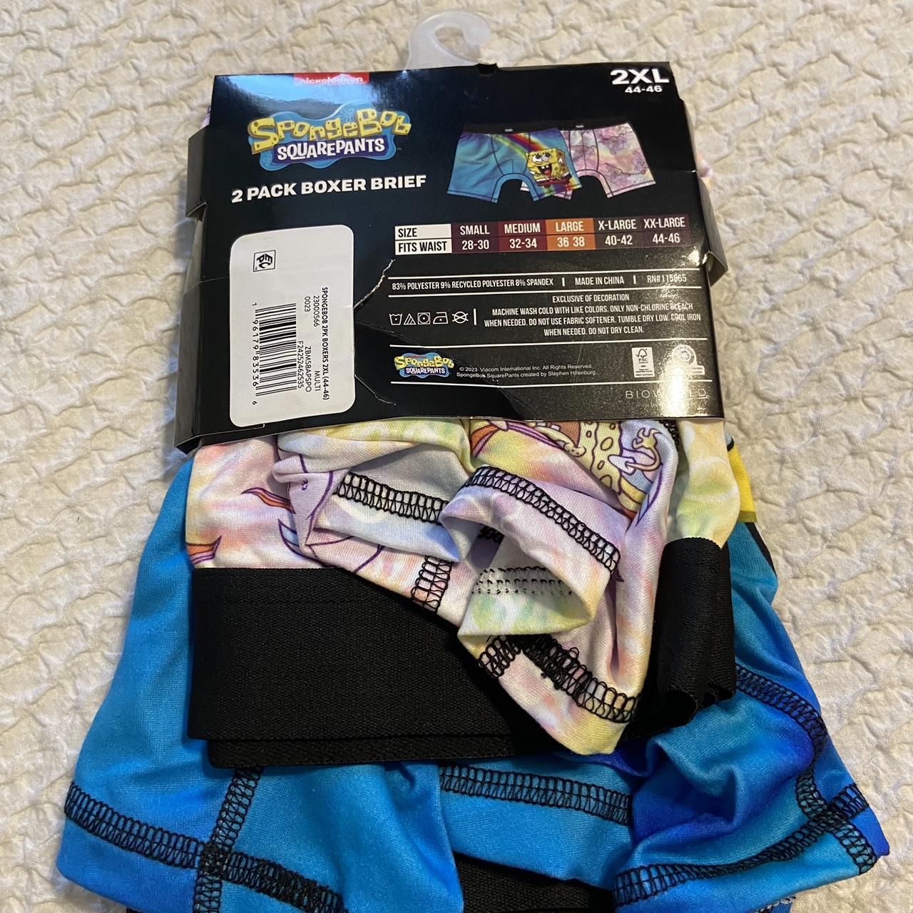 Spongebob squarepants boxer brief 2 pack size 2xl... - Depop