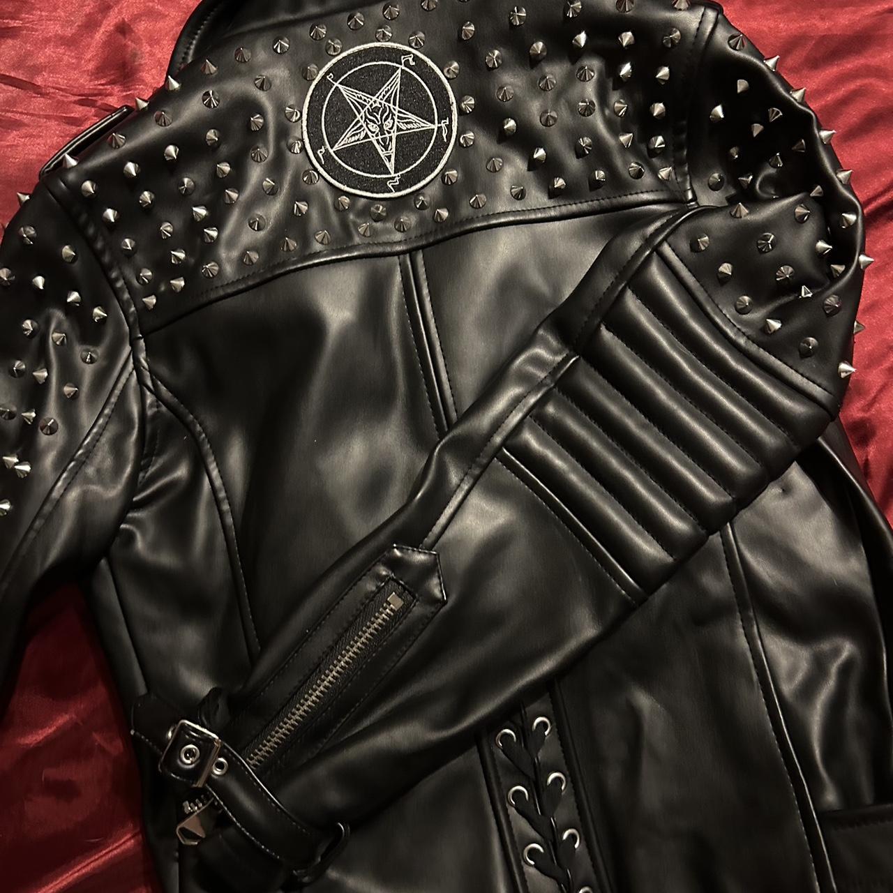 Killstar vegan leather jacket - Depop