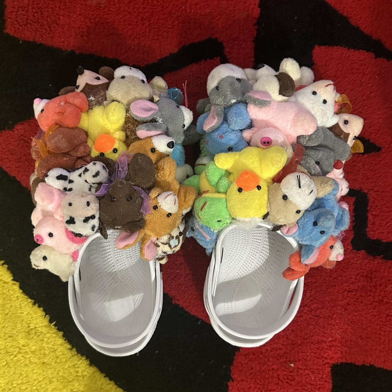 Cute stuffed animal crocs size womens 6 might fit a... - Depop