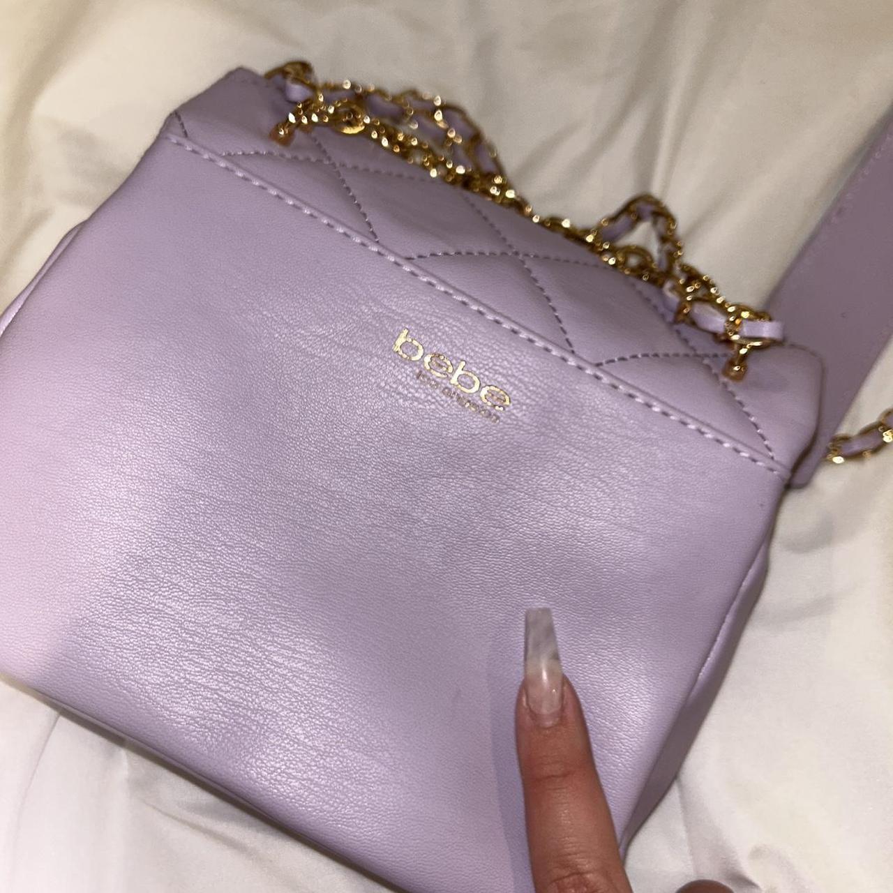 Bebe Women's Purple Bag | Depop
