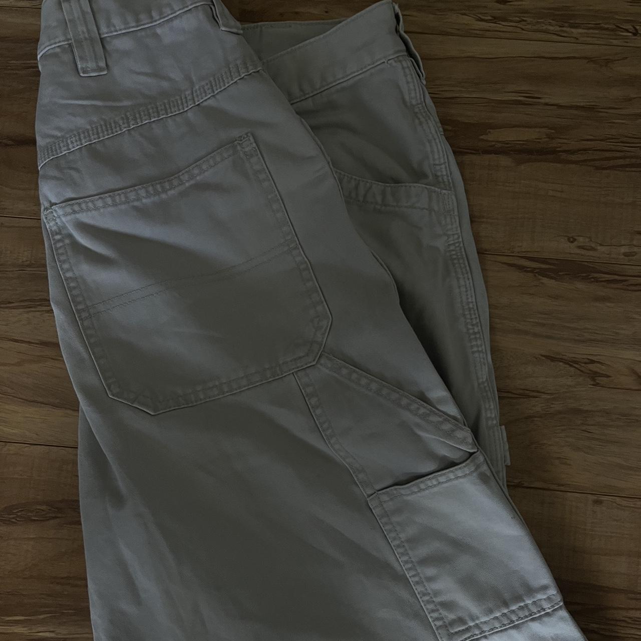 Old navy carpenter white pants 36x32 Perfect... - Depop