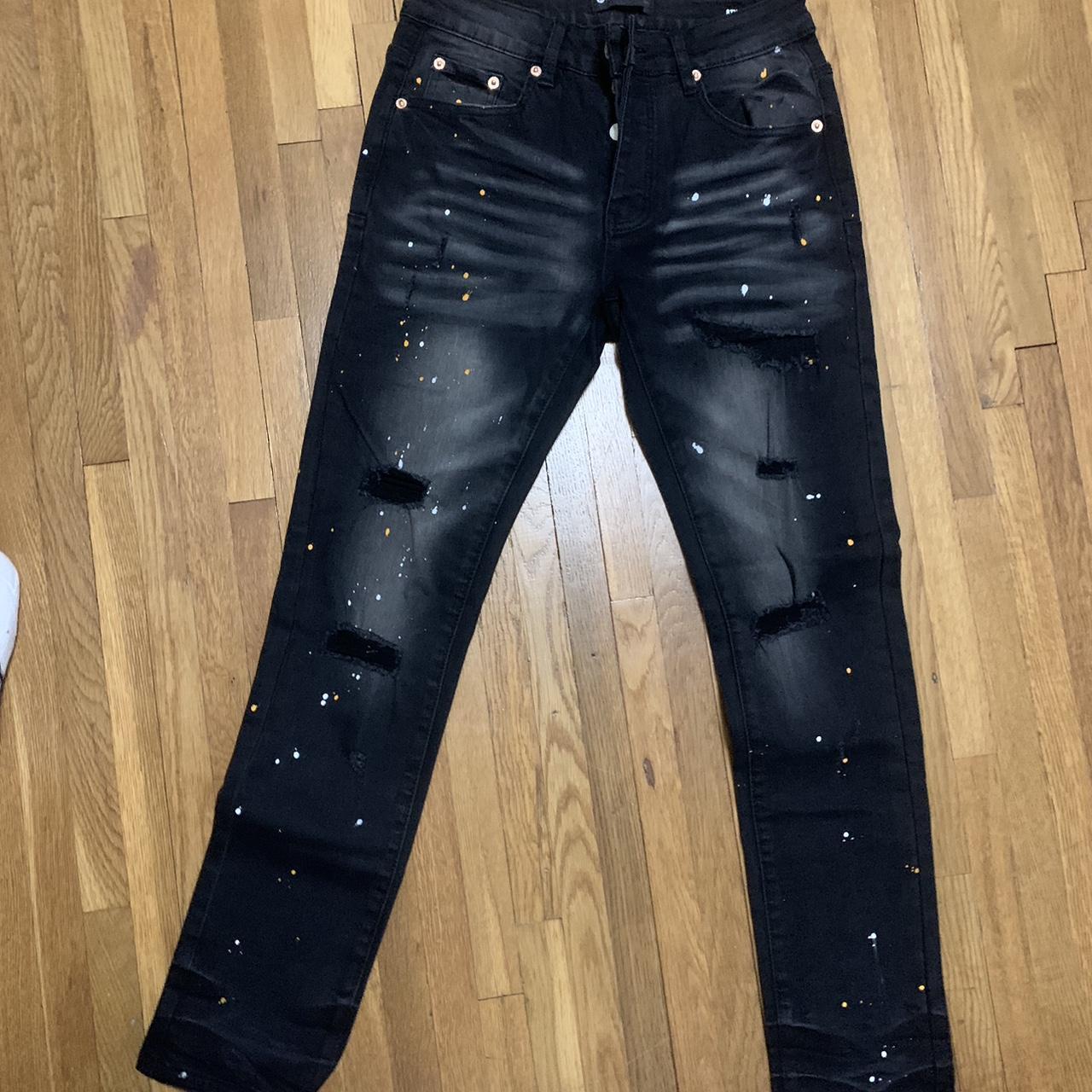 Purple jeans size 28 Rep - Depop