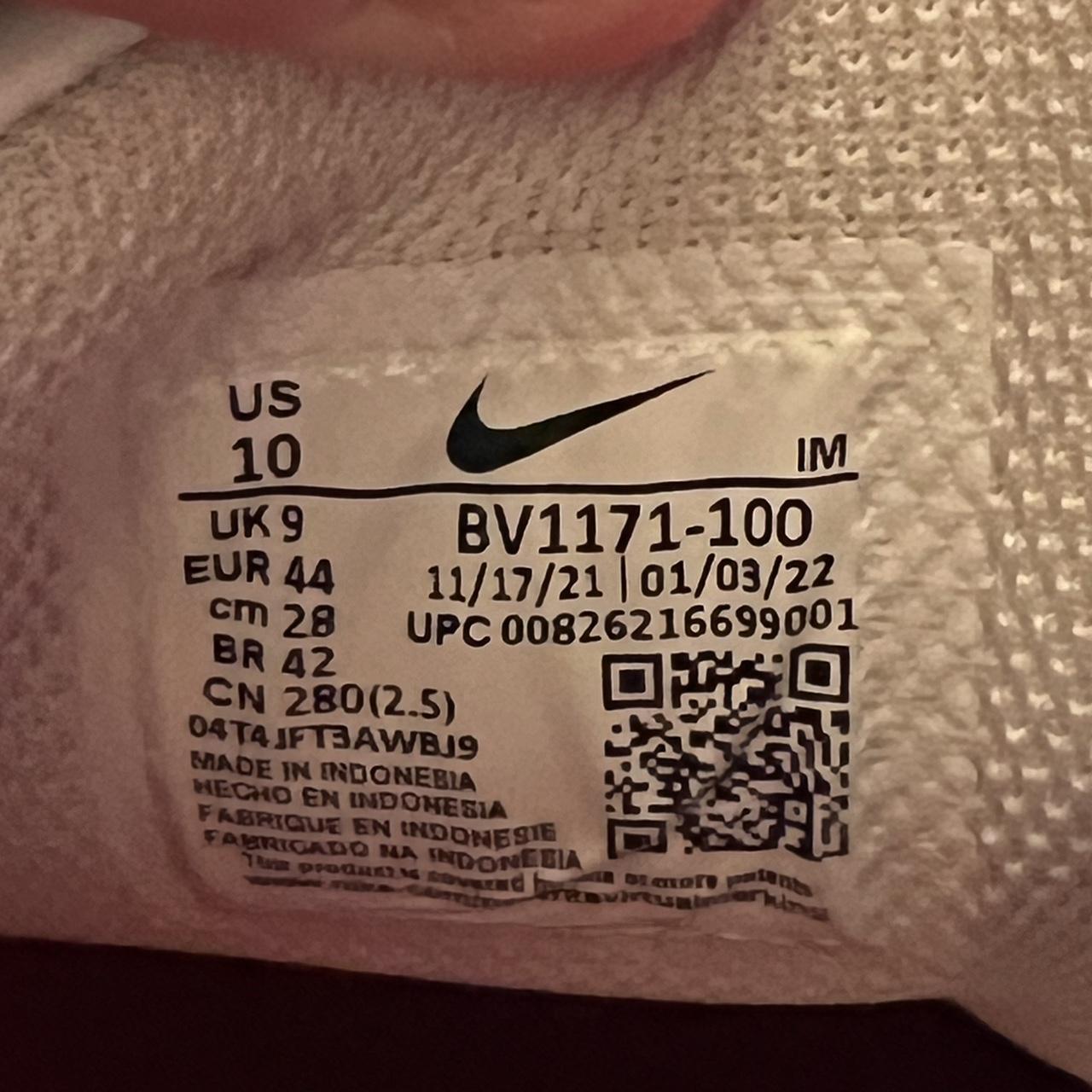 nike size 10 mens air max red black - Depop