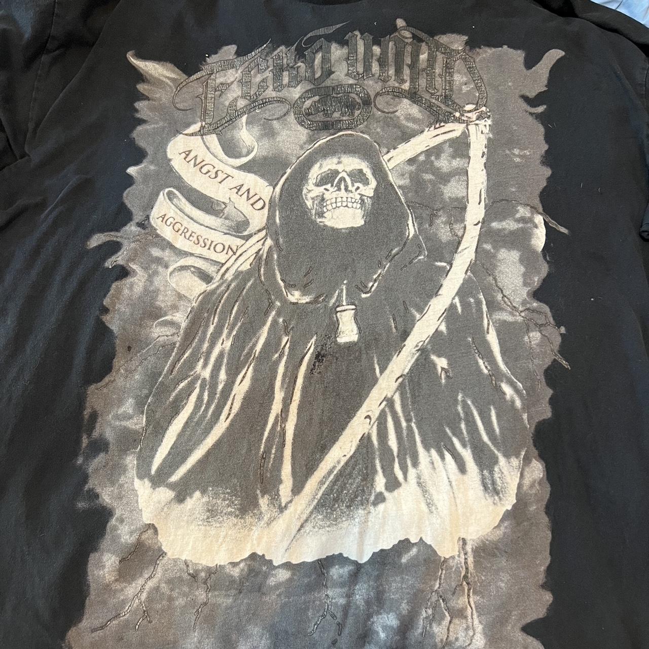 Ecko Untld black skull grim reaper shirt mens 3X... - Depop