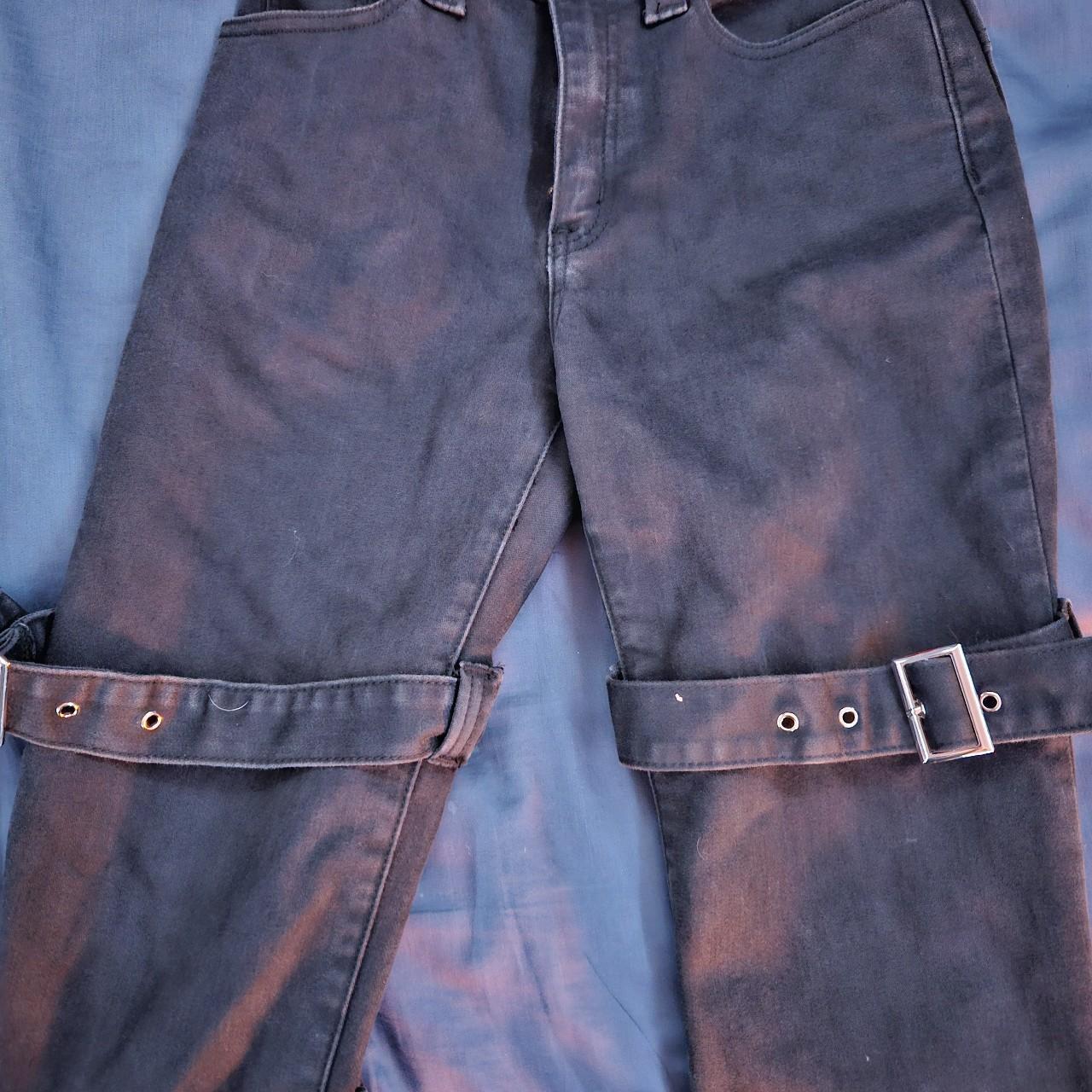 hot topic off brand tripp pants with adjustable... - Depop