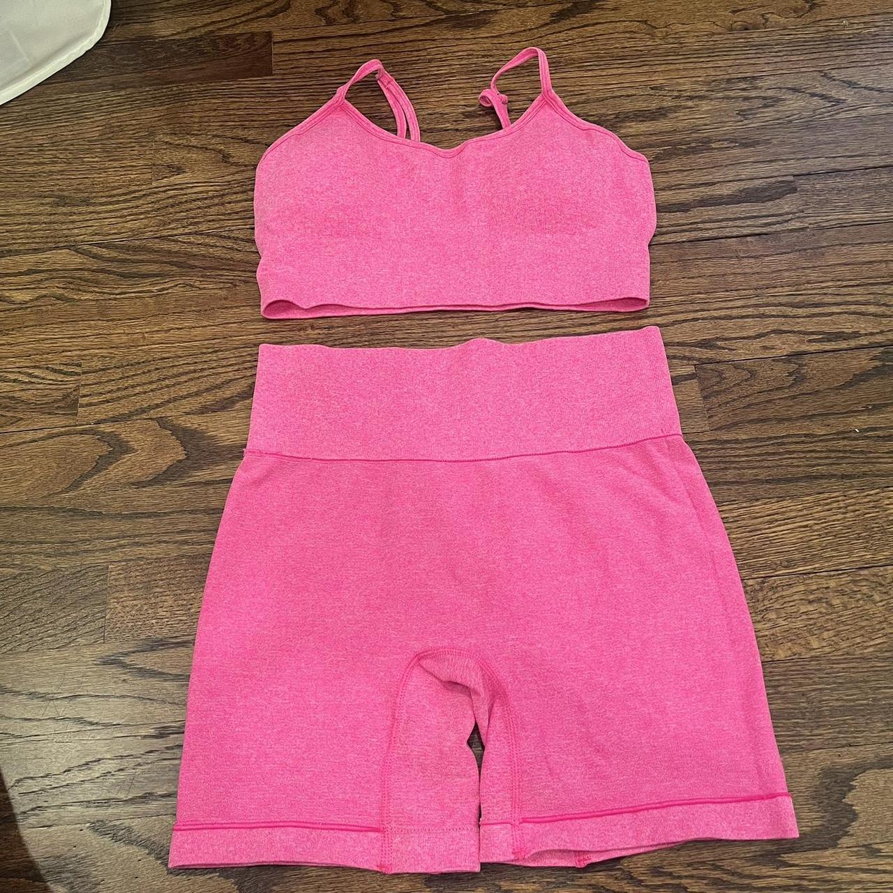 Pink Workout Set - Depop