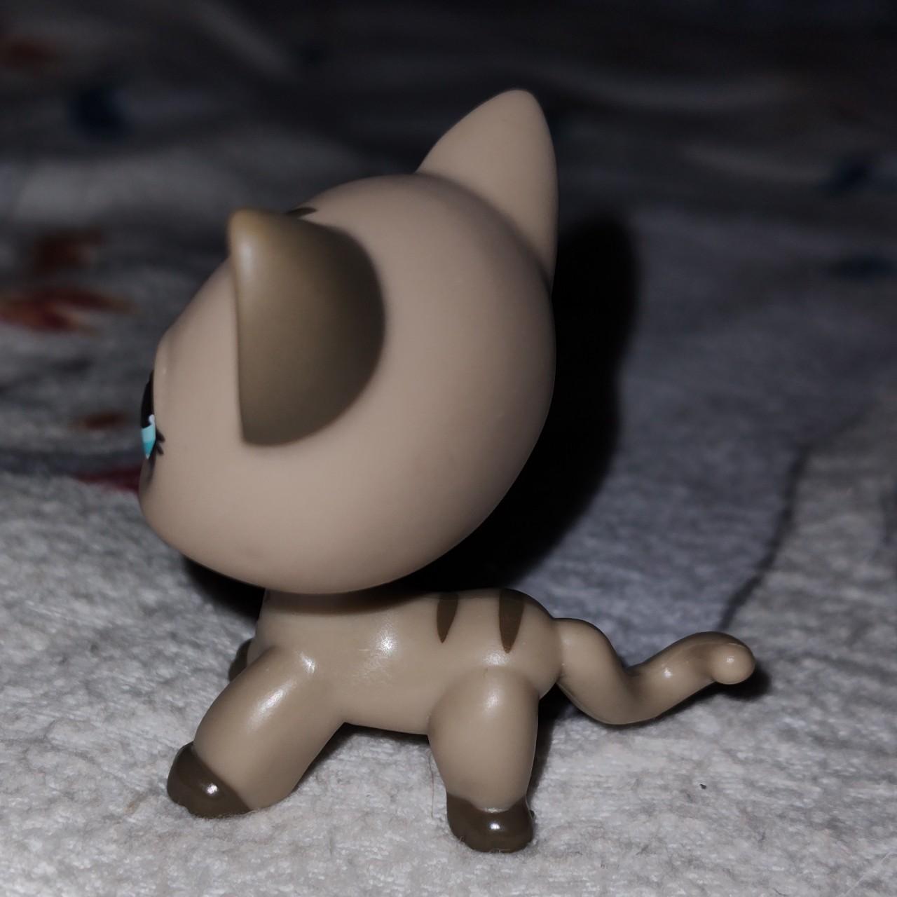 AFTERMARKET Pet Shop LPS Shorthair Cat 1206 Grey... - Depop