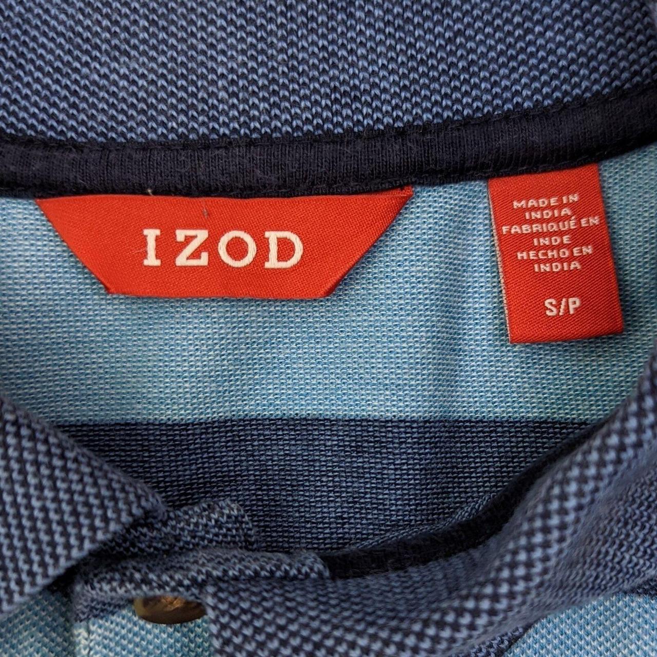 Izod Men's Blue Polo-shirts | Depop