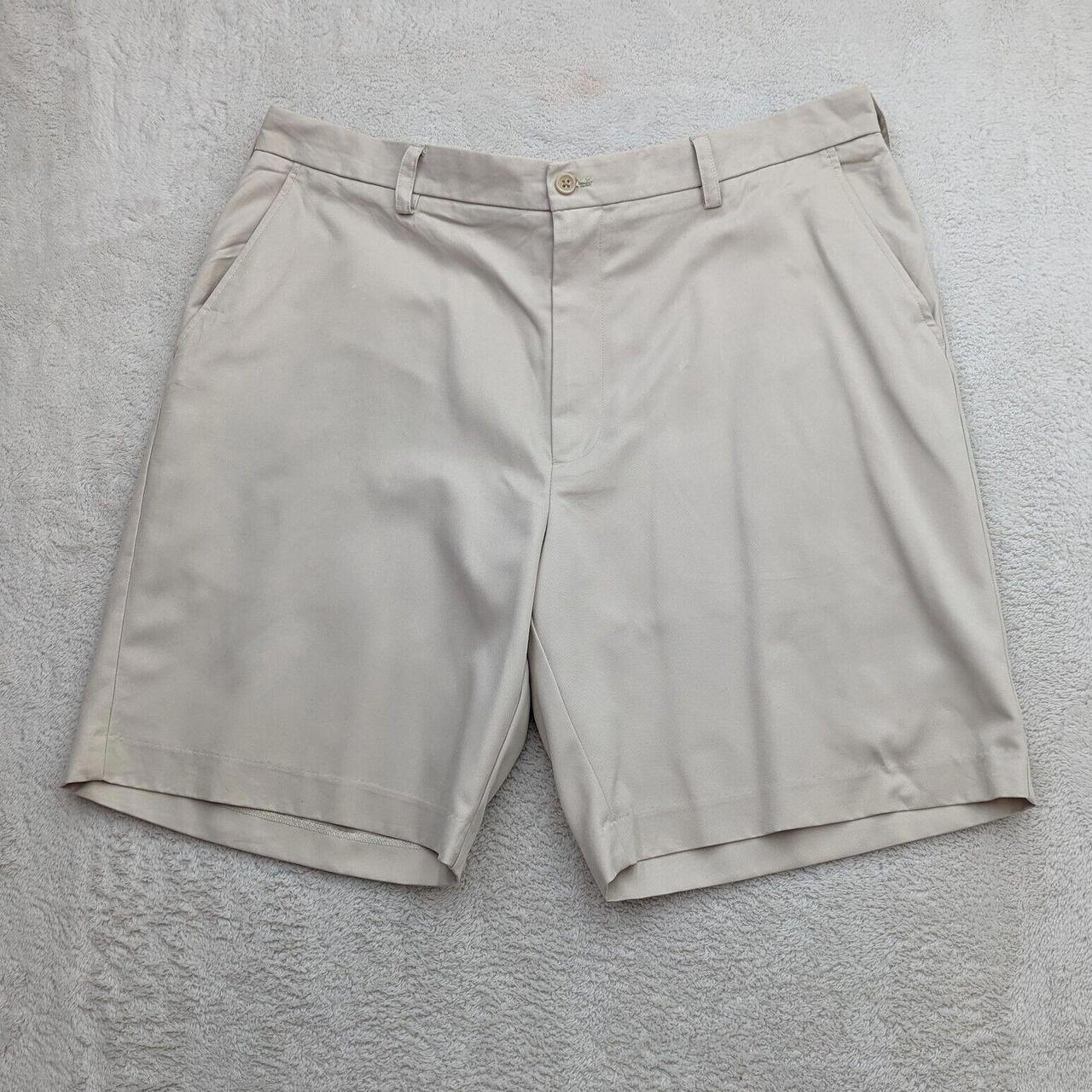 Mens Izod Golf Beige Shorts Chino Casual Summer... - Depop