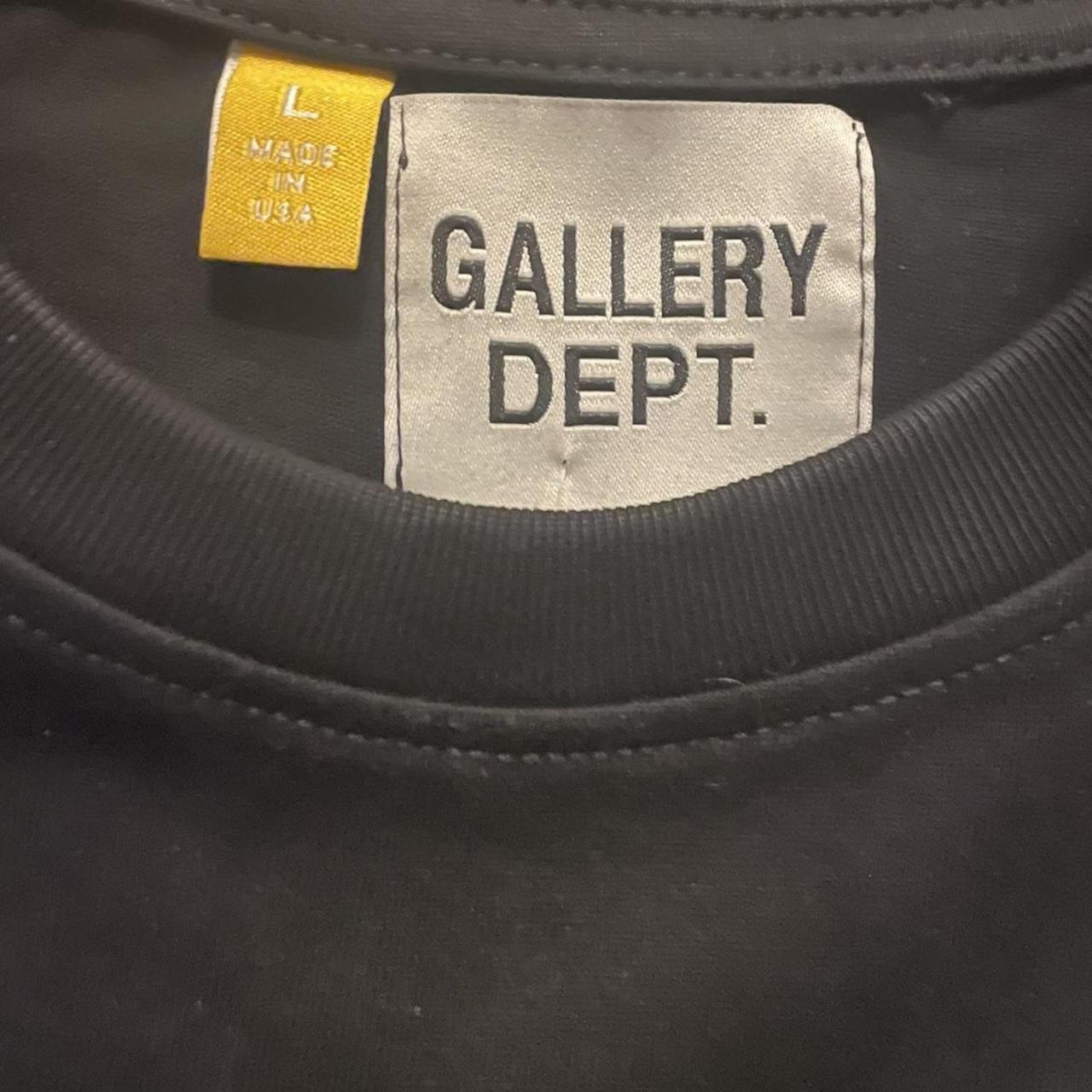 Gallery Dept. Black T Shirt Comes in Sizes S, M, L,... - Depop