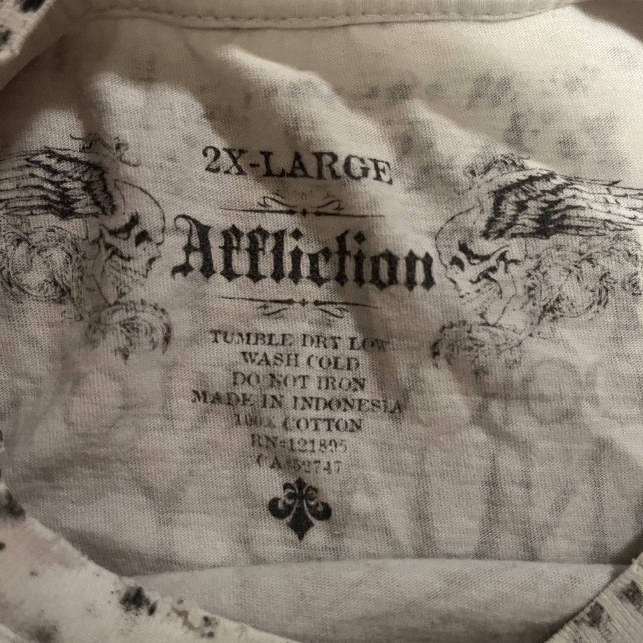 Y2K real affliction shirt selling fast 🔥🔥 2XL... - Depop
