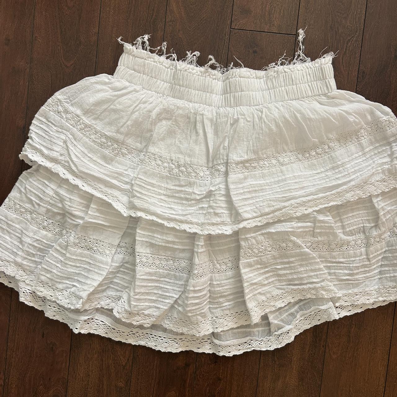 White Loveshack Fancy vibes (not actually) skirt.... - Depop