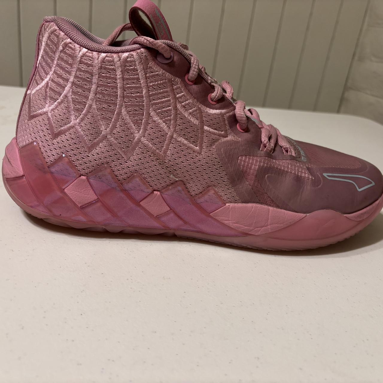 Puma MB 01 Iridescent Lamelo ball Pink color and... | Depop