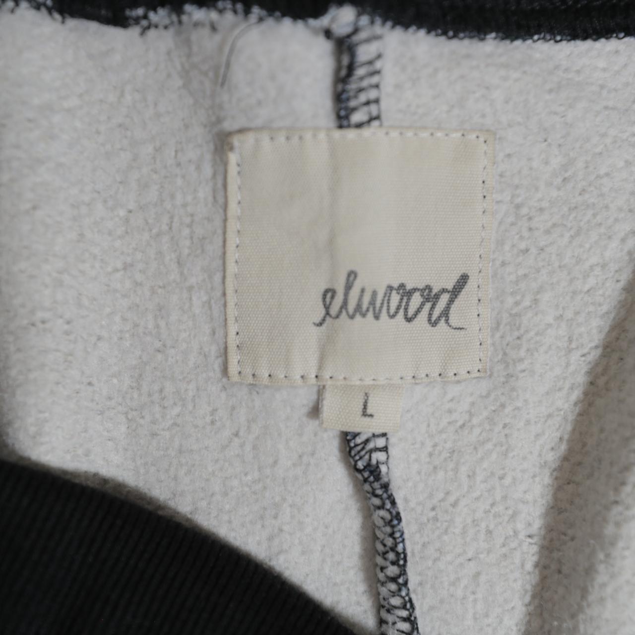 Elwood Blue Swirl Jogger Sweatpants (L) Rip in the... | Depop