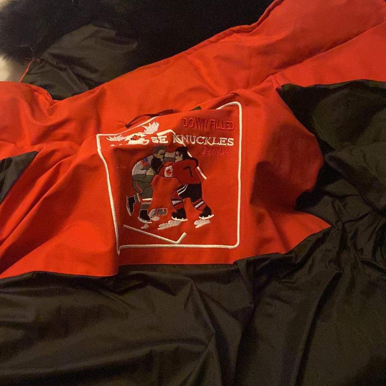 RED MOOSE KNUCKLES ORIGINAL 3Q BLACK FUR (missing... - Depop