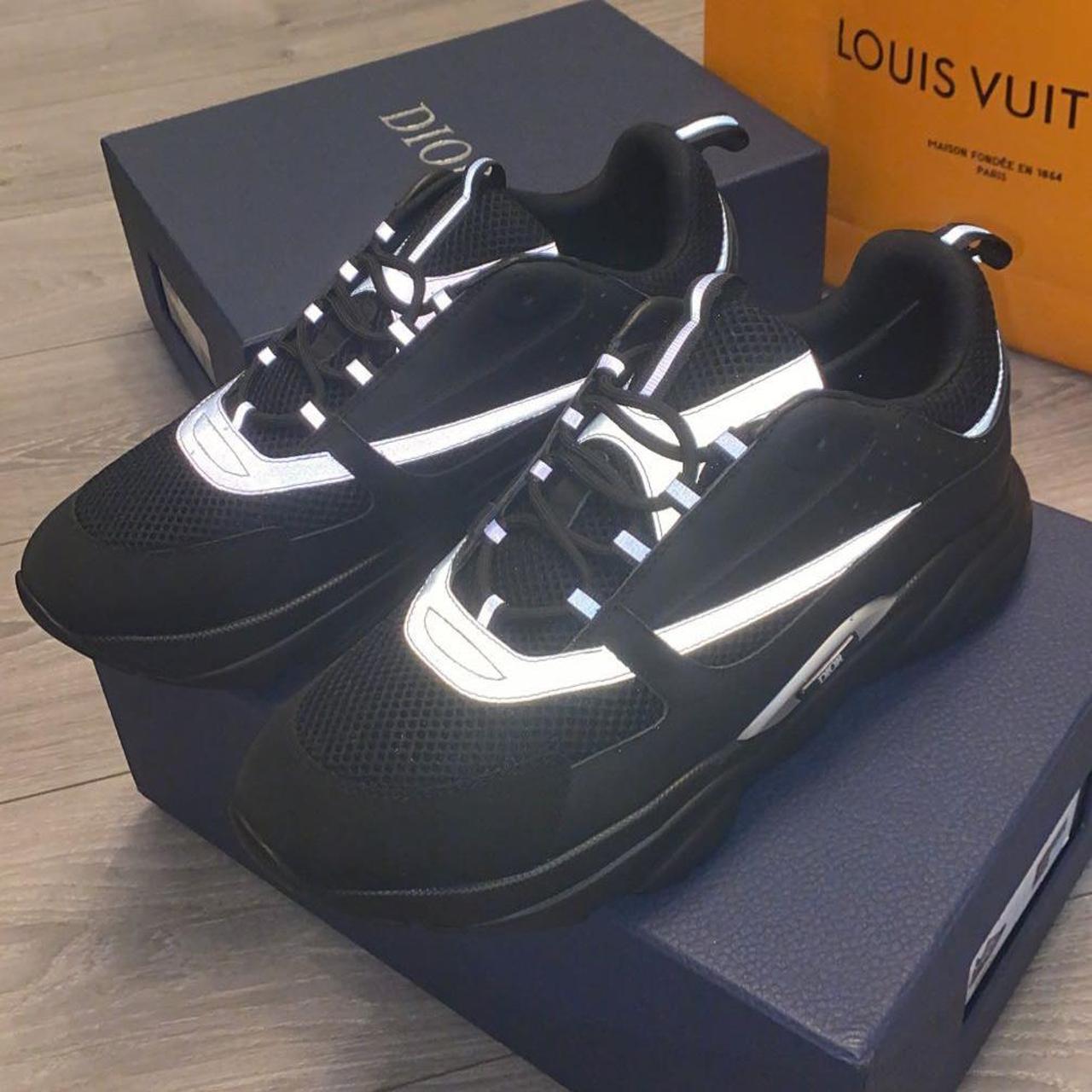 Dior trainers b22 All black Diors, perfect... - Depop