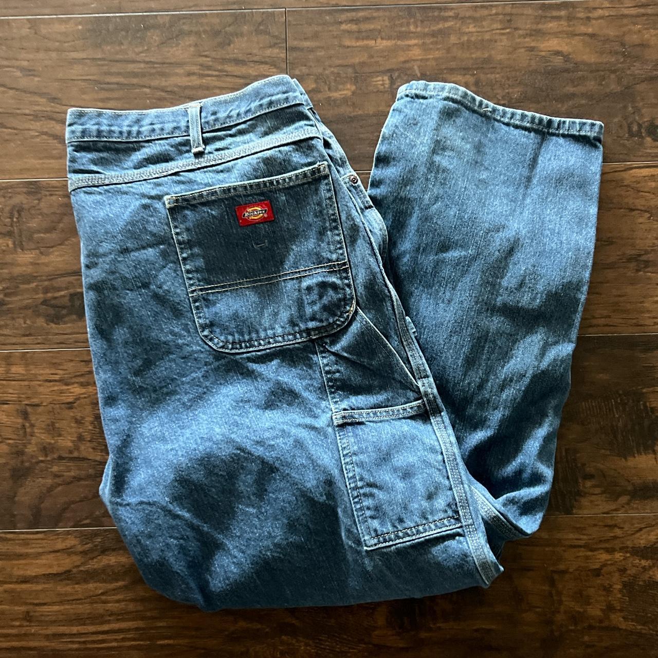 Dickies Men's Blue Jeans | Depop