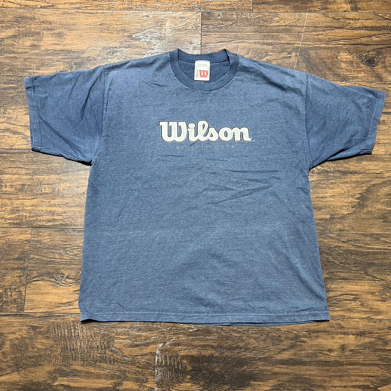 vintage wilson t-shirt size L, great condition,... - Depop