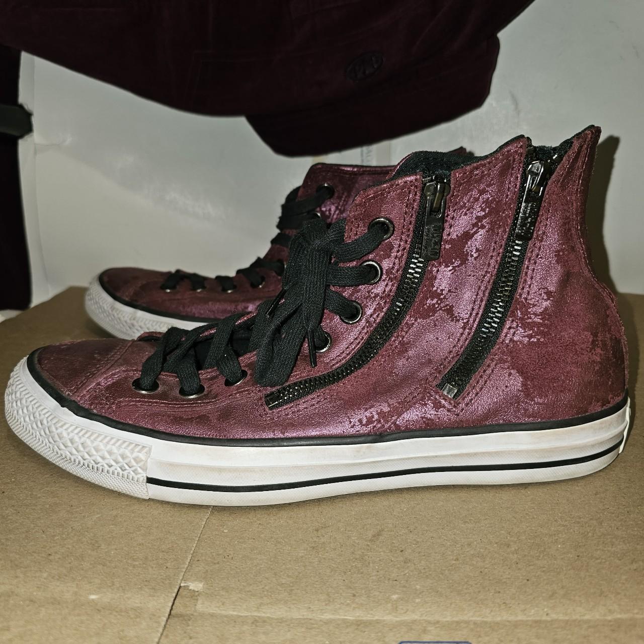 Converse Chuck Taylor All Star Dual Zip Shiny... - Depop