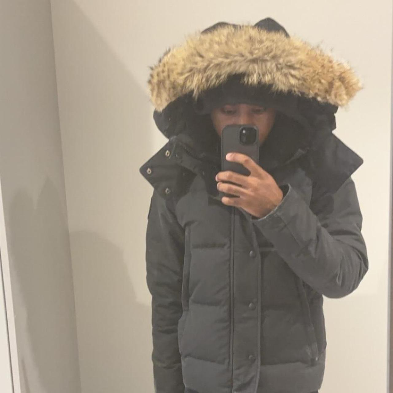 Pre-owned canada goose with the original and rare... - Depop