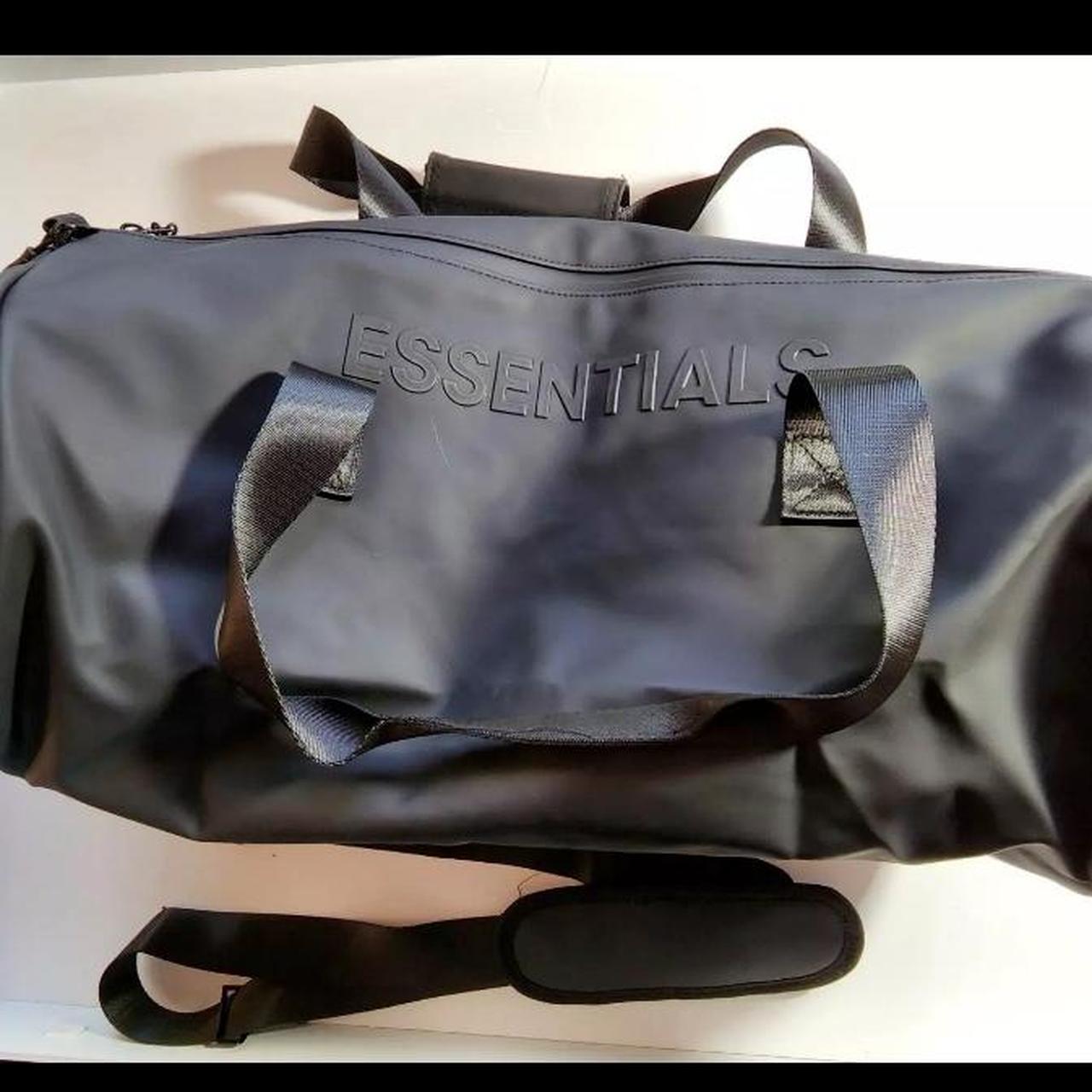 Matte Black Essentials Duffel Bag Gym/Luggage... - Depop