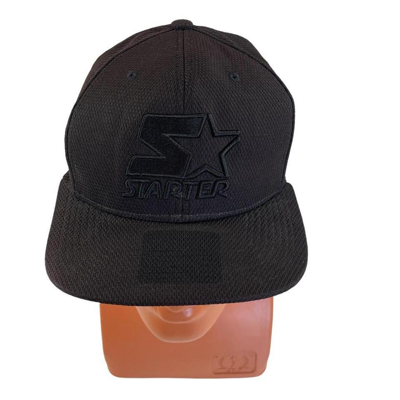Starter Baseball Cap Hat Black Adjustable Strap... - Depop