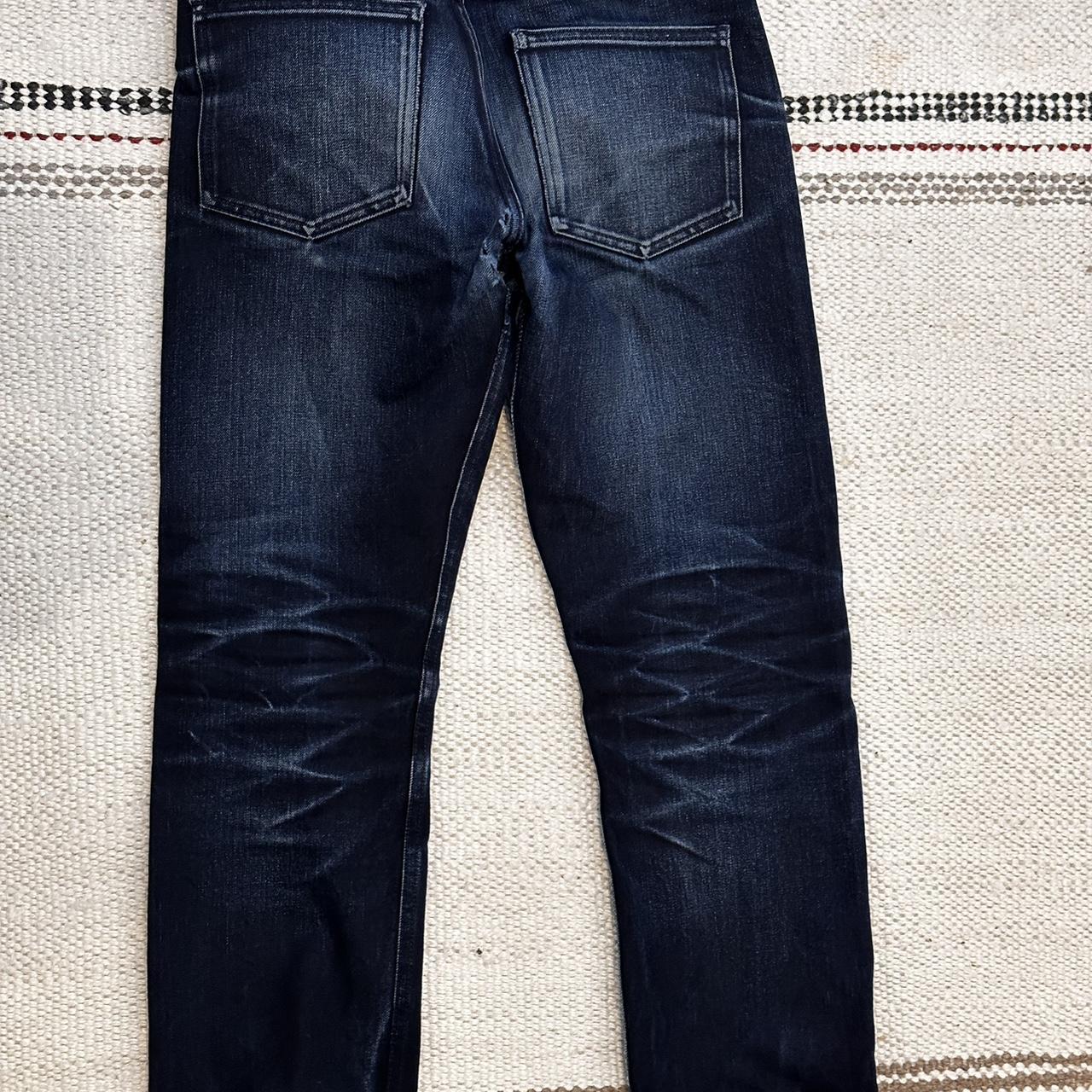3sixteen selvedge raw denim jeans with a dark weft.... - Depop