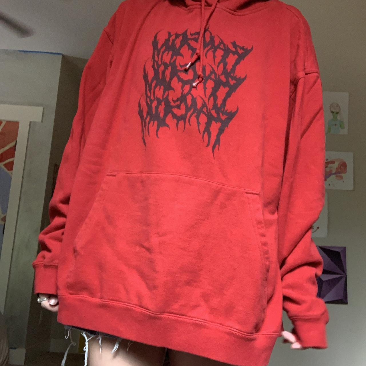 Ransom Men's Red Sweatshirt | Depop