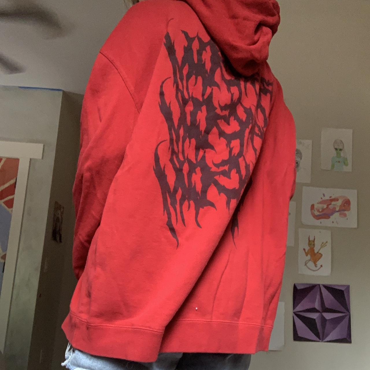 Ransom Men's Red Sweatshirt | Depop
