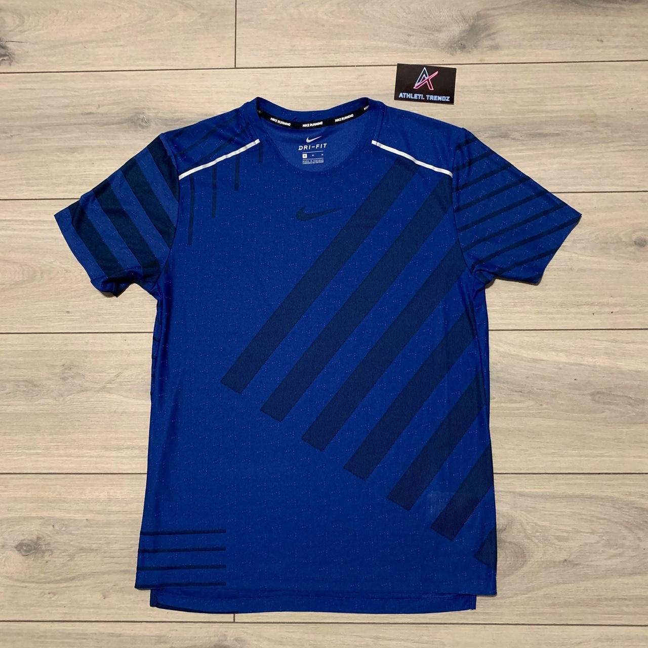 Nike TechKnit Miler In Navy Blue (Slim... - Depop