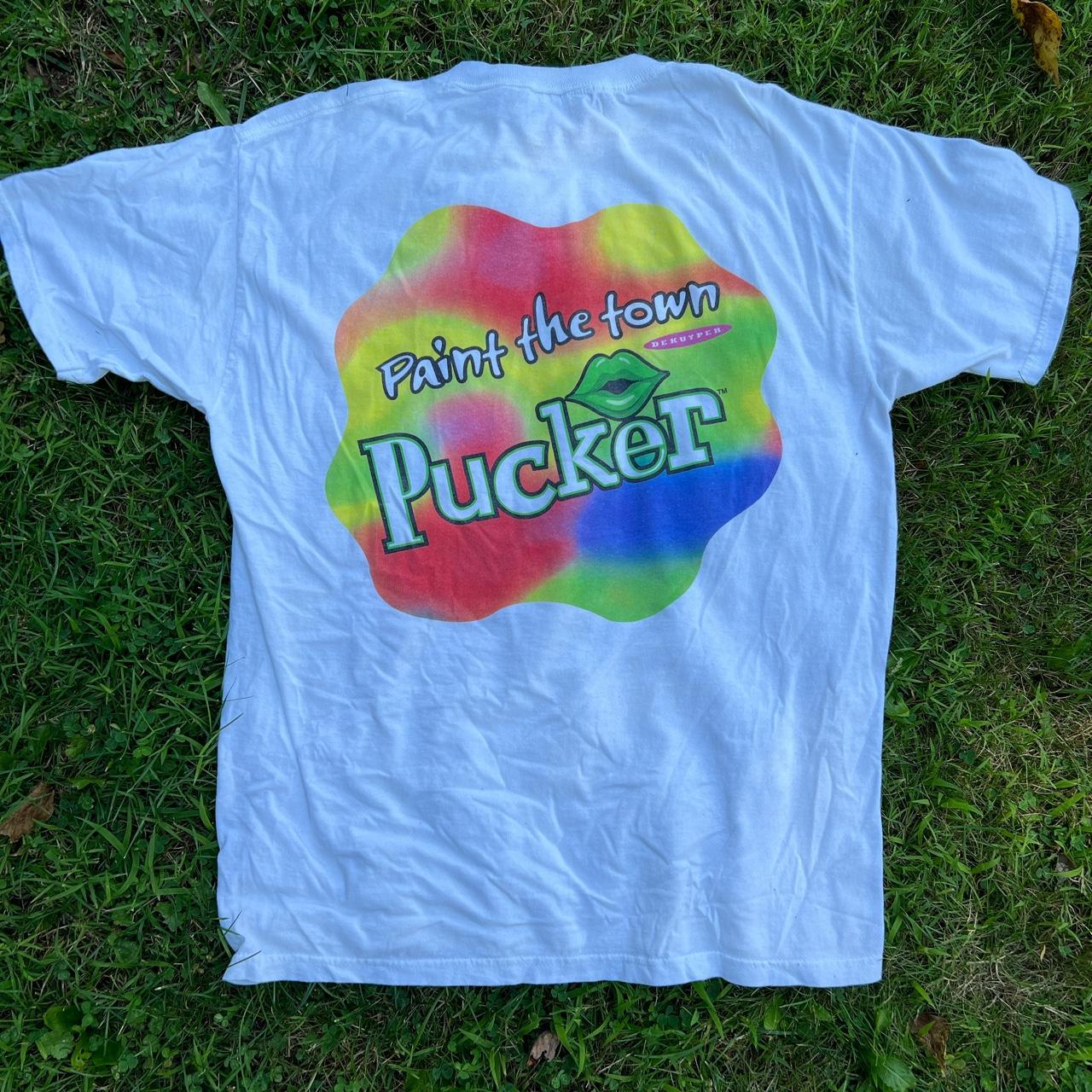 Vintage pucker graphic tee! In great condition with... - Depop