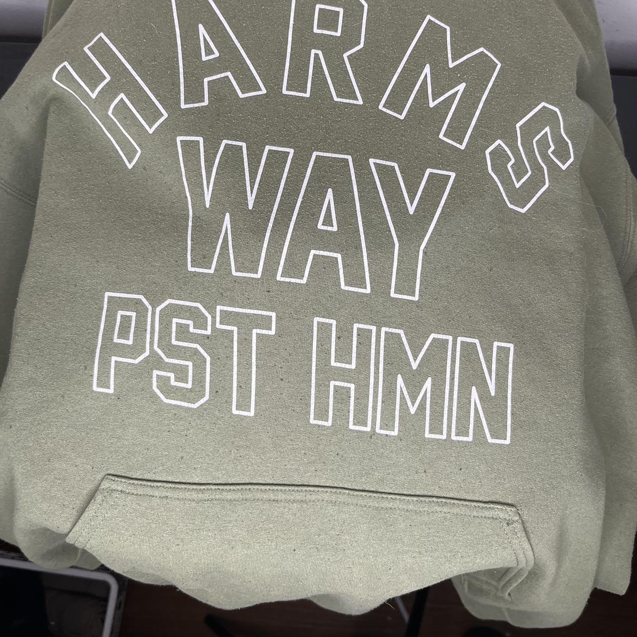 Harms Way “autographed” Post Human Hoodie - Depop