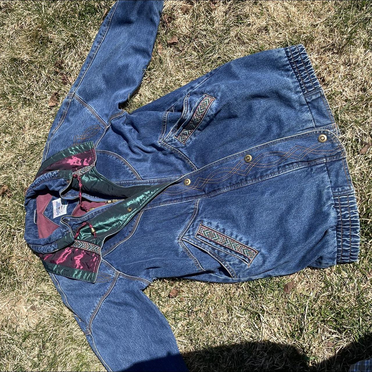 Vintage current seen jacket size M, in excellent... - Depop