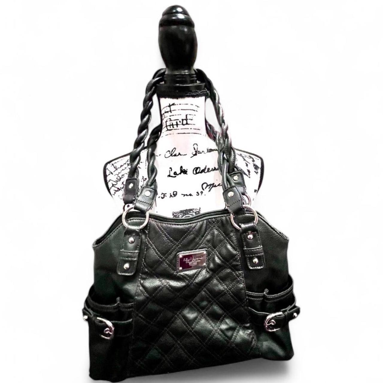 Relic brand collection purse Black quilted leather... | Depop