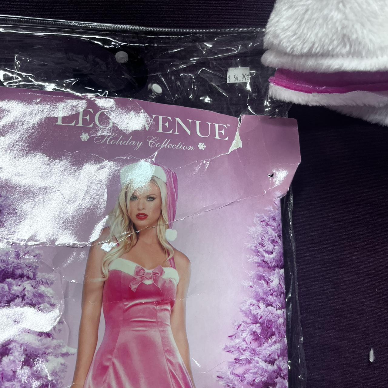 Leg Ave., Christmas outfit, sexy pink - Depop