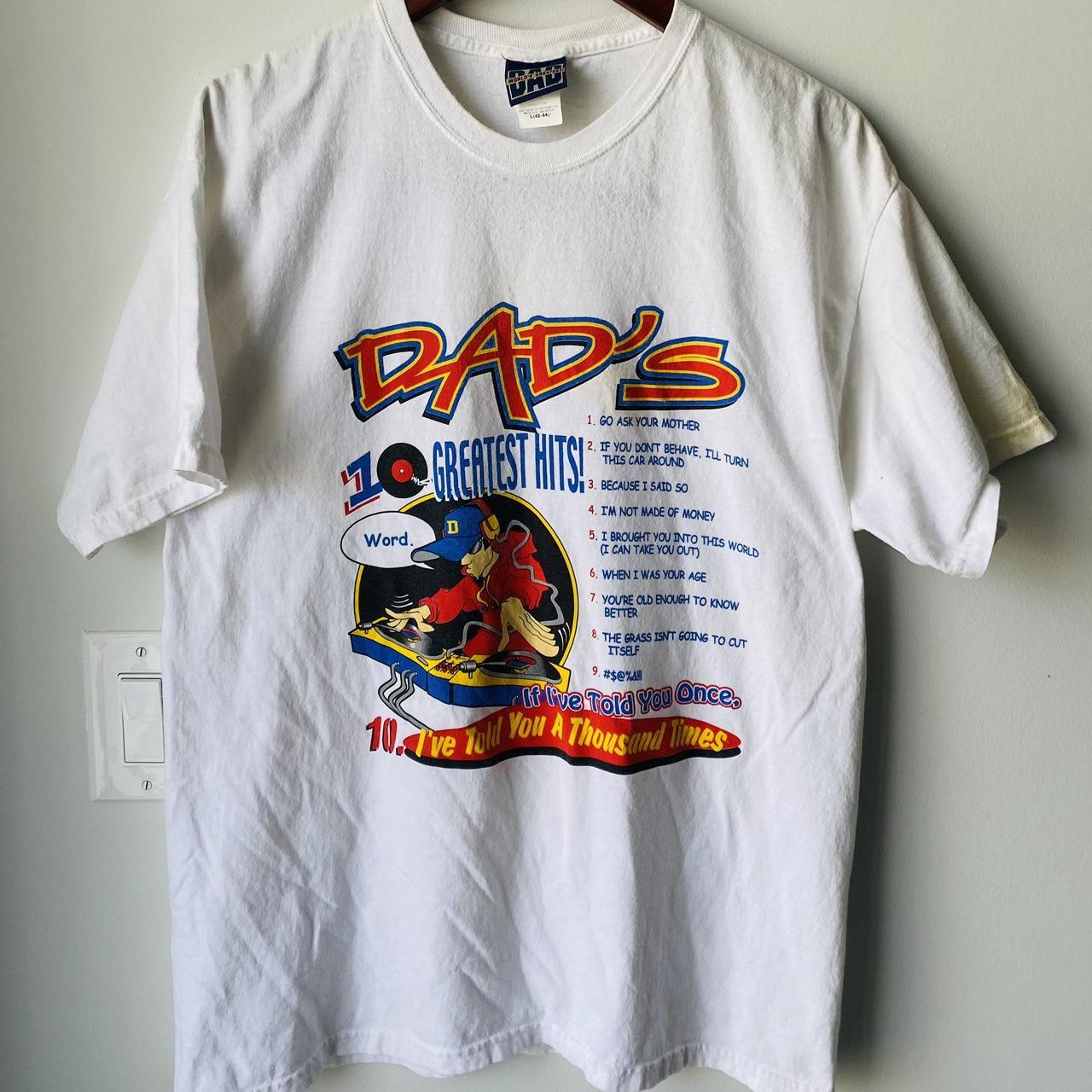 Vintage 90’s “Dad’s Greatest Hits” T-Shirt - Good... - Depop