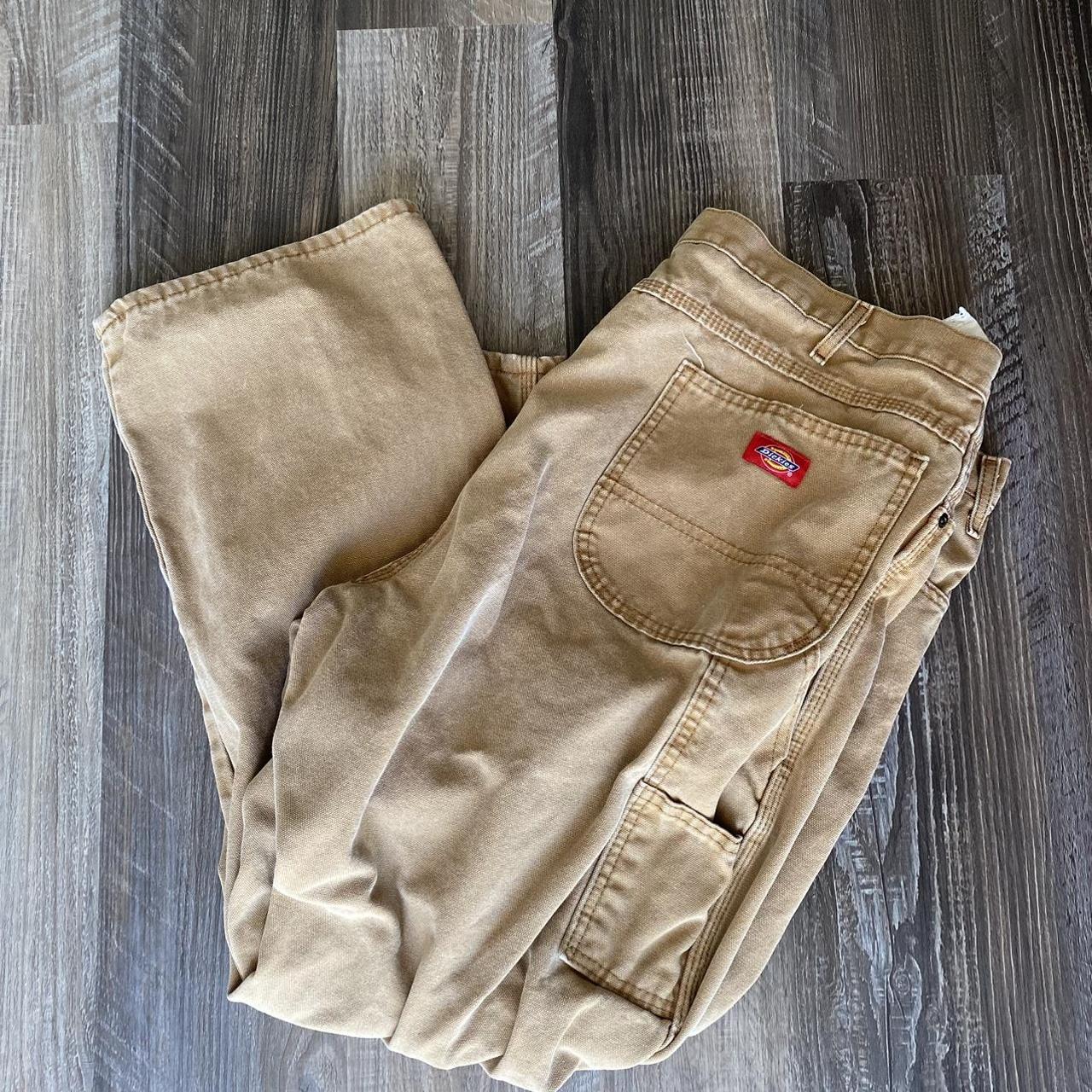 Baggy Dickies Cargo Work Pants - 40 x 30 - Color... - Depop