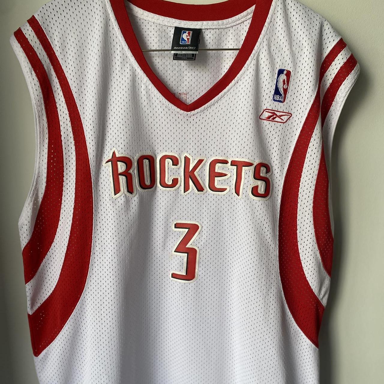 Vintage Reebok Steve Francis Houston Rockets NBA... - Depop