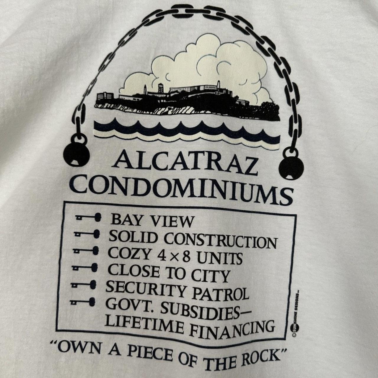 Vintage 90s Alcatraz Condominiums Graphic... | Depop